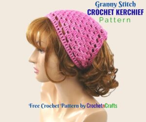 15+ Free Crochet Bandana patterns - Crochet Kerchiefs