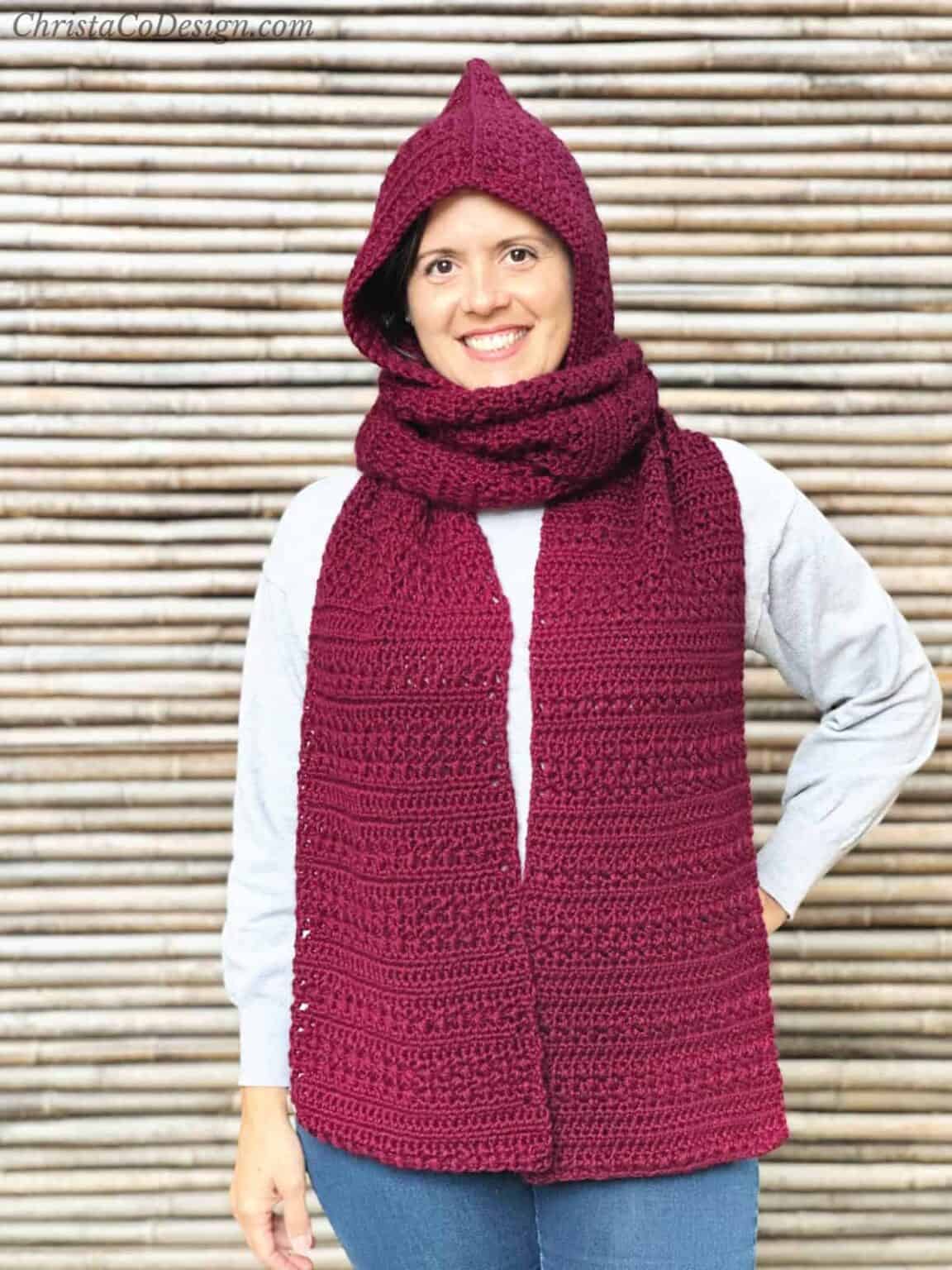 24+ Crochet Hooded Scarf Patterns - Easy Crochet Patterns