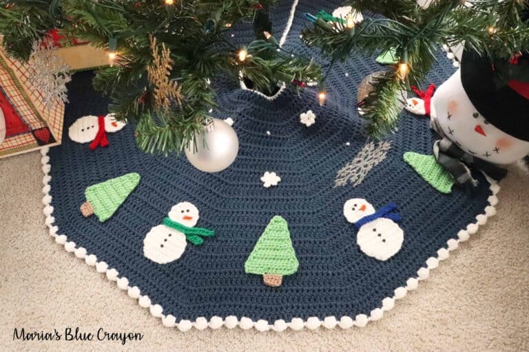 15+ Festive Crochet Tree Skirt Patterns for Christmas
