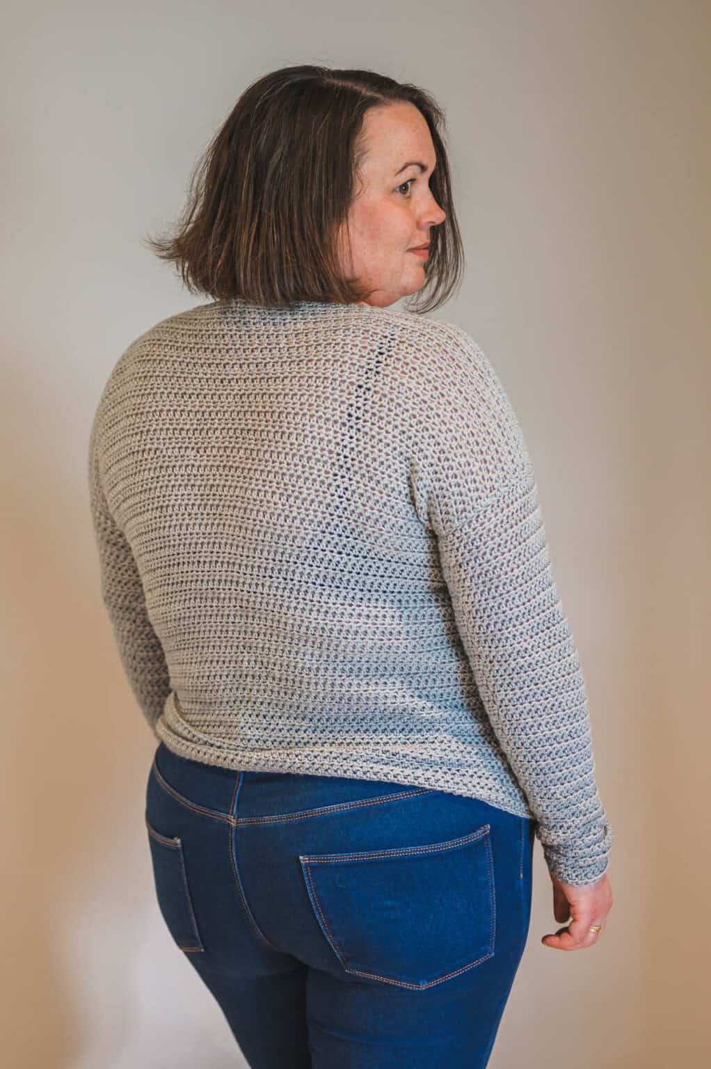 Free Crochet V-Neck Sweater Pattern - Easy - XS-5XL