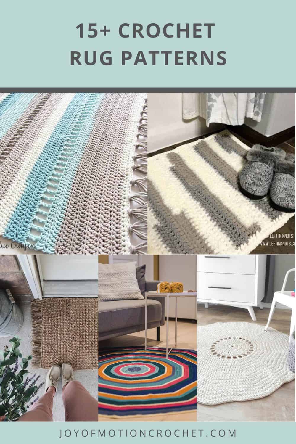 15+ Stunning Crochet Rug Patterns