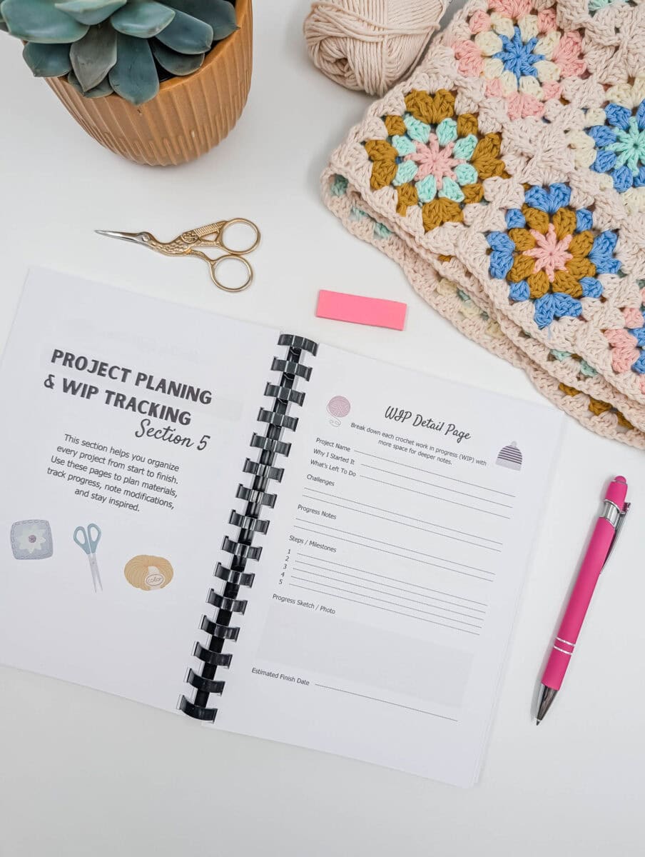 How to Set Up a Crochet Project Journal (Paper or Digital)