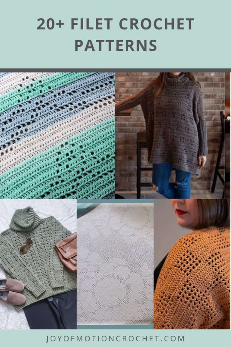 20+ Free Filet Crochet Patterns for Timeless Style