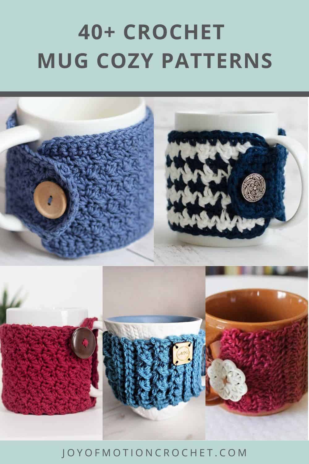 40+ Free Crochet Mug Cozy Patterns for Handmade Gifts