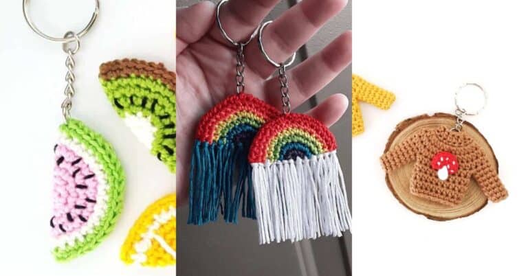 15+ Free Crochet Keychain Patterns for Quick Gifts