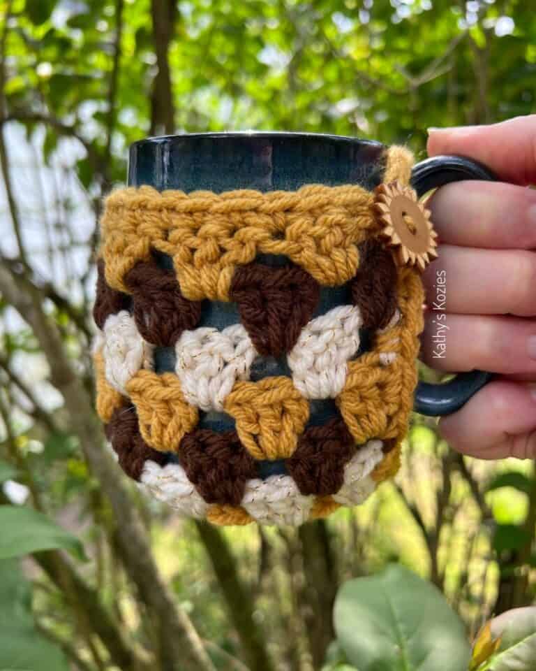 40+ Free Crochet Mug Cozy Patterns for Handmade Gifts