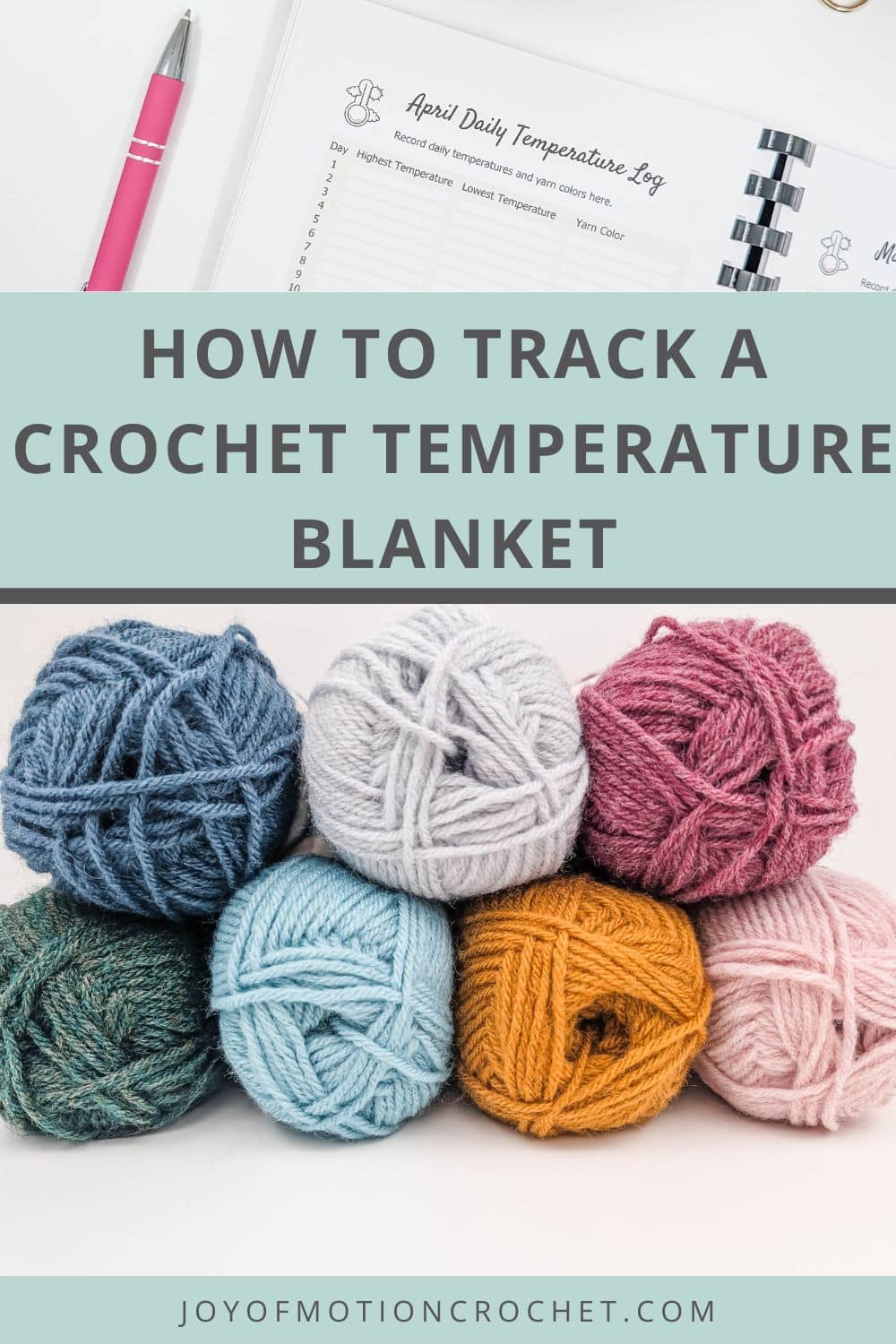 How to Track a Crochet Temperature Blanket Easily & Joyfully