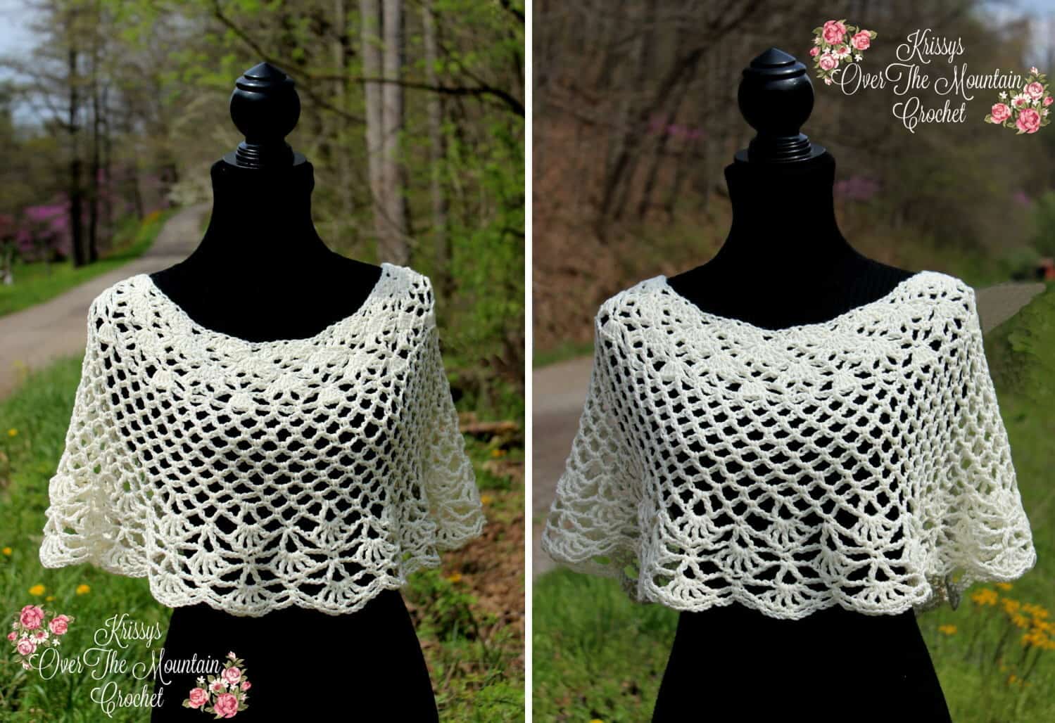 15+ Crochet Lace Ponchos - Free Crochet Patterns