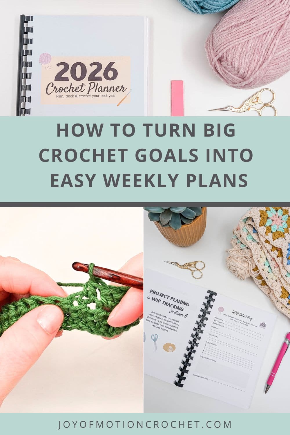 How to Turn Big Crochet Goals into Easy Weekly Plans