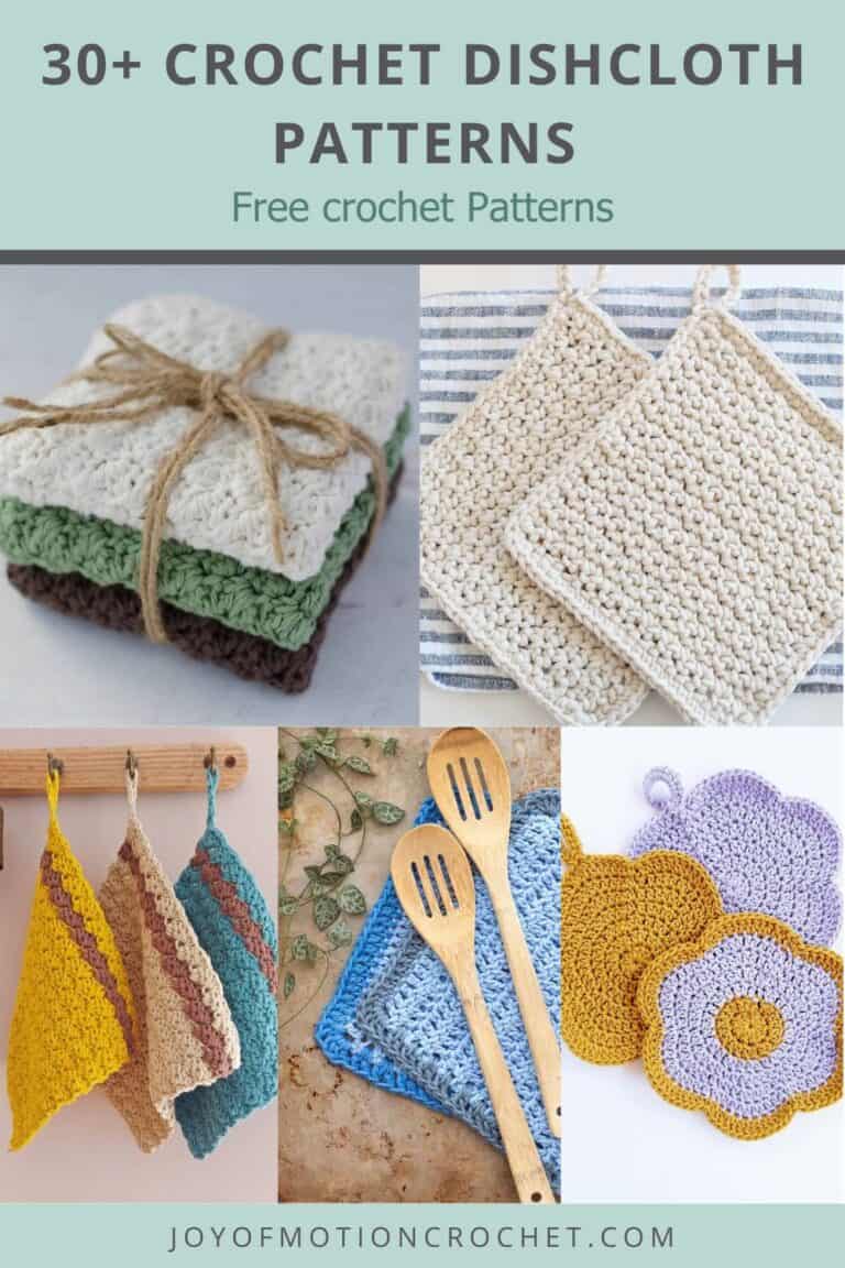 30+ Free Crochet Dishcloth Patterns for the Kitchen