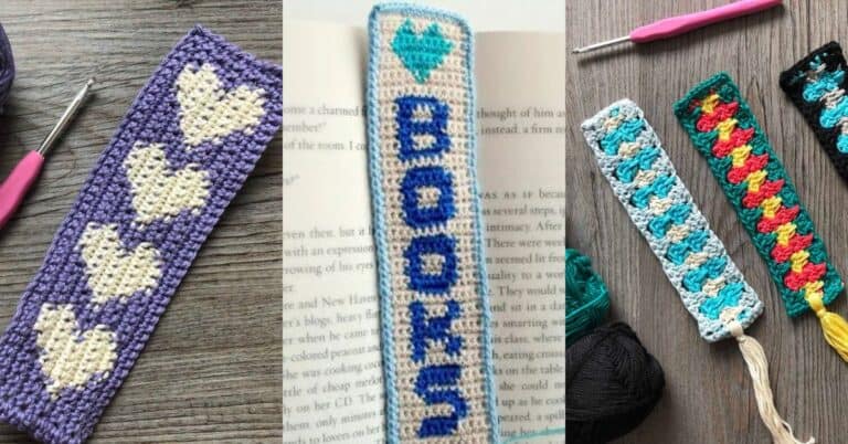 35+ Free Crochet Bookmark Patterns for Quick Gifts